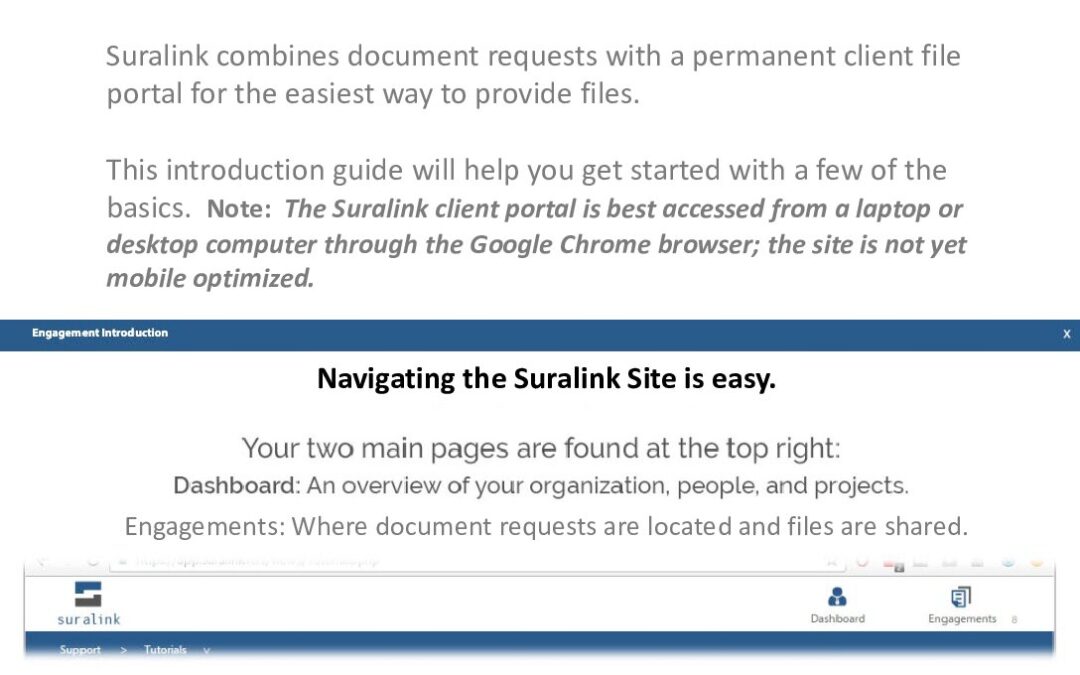 Suralink Client Quickstart Guide | Warady & Davis LLP